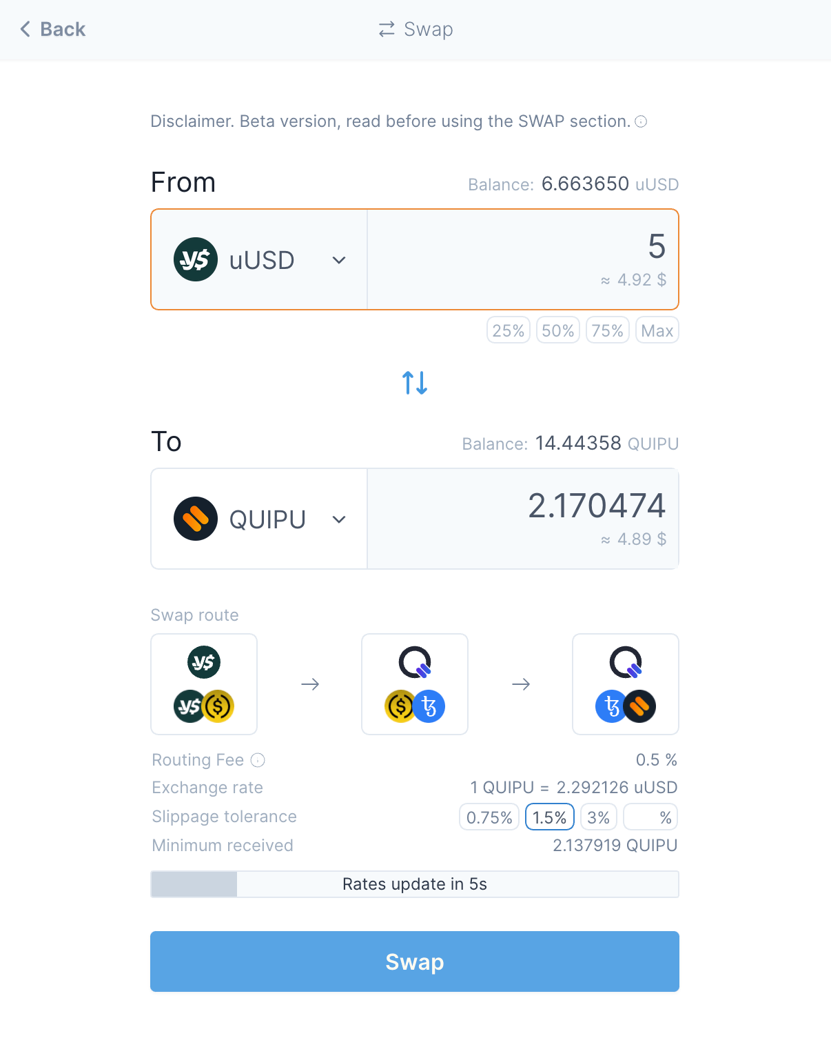 Temple Wallet Router: Swap Optimization & Best Exchange Prices ...