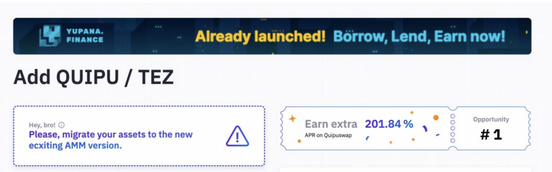 QuipuSwap Proudly Presents The Long-Awaited DEX 2.0 and New Farms- Madfish Blog